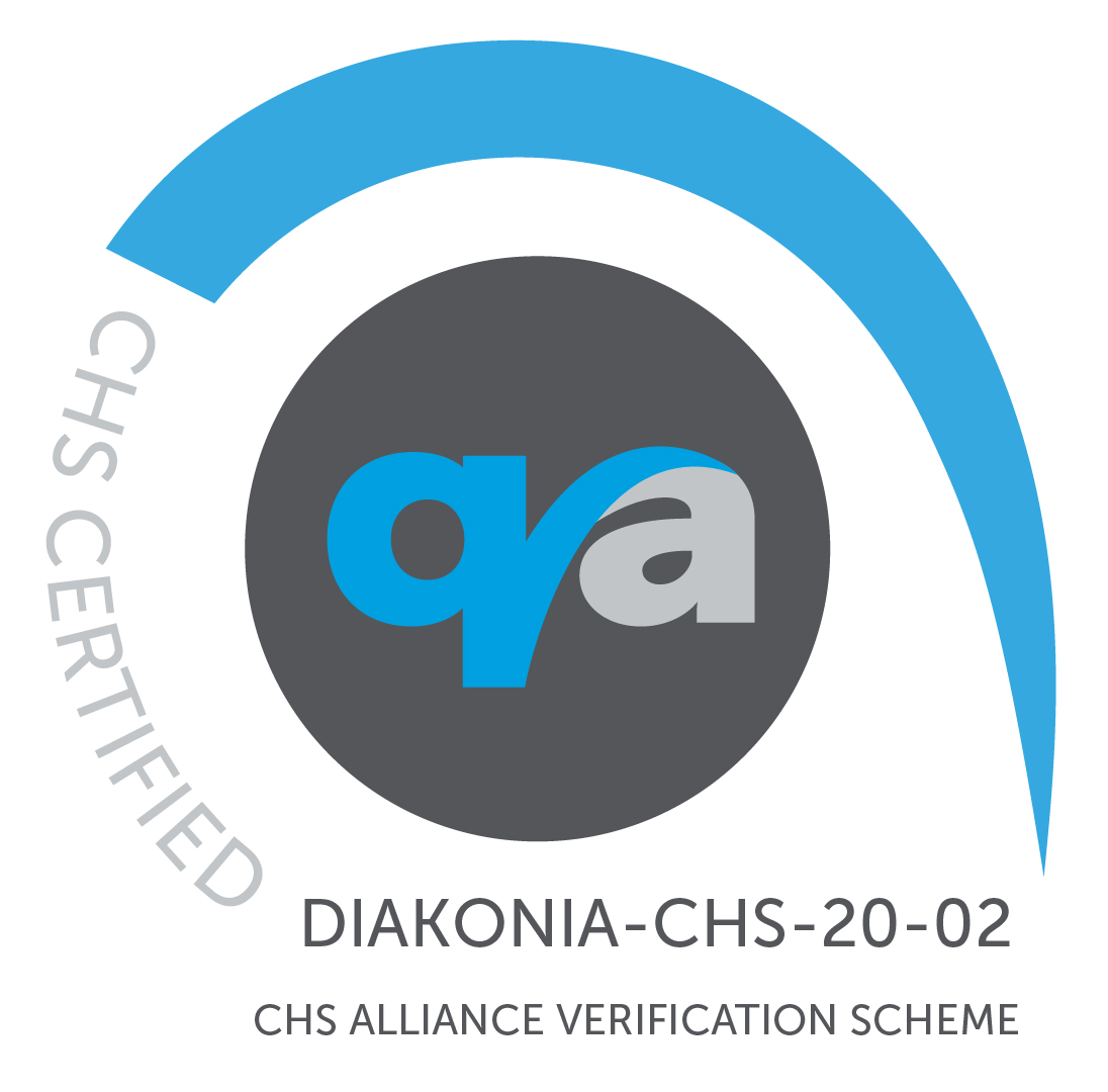 Diakonia är en CHS-certifierad organisation - Diakonia